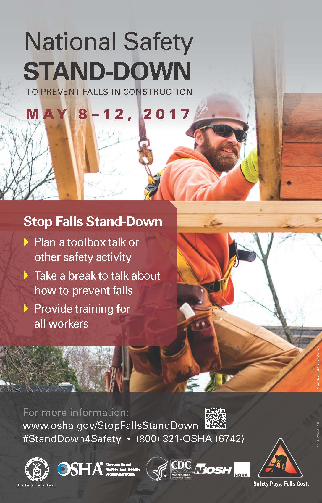 Stand-Down for Safety May 8-12, 2017 | WORK SAFE KENTUCKY